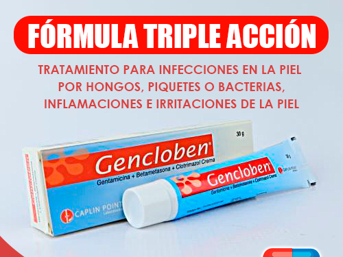 GENCLOBEN CREMA TOPICA 30GR | Farmacia502