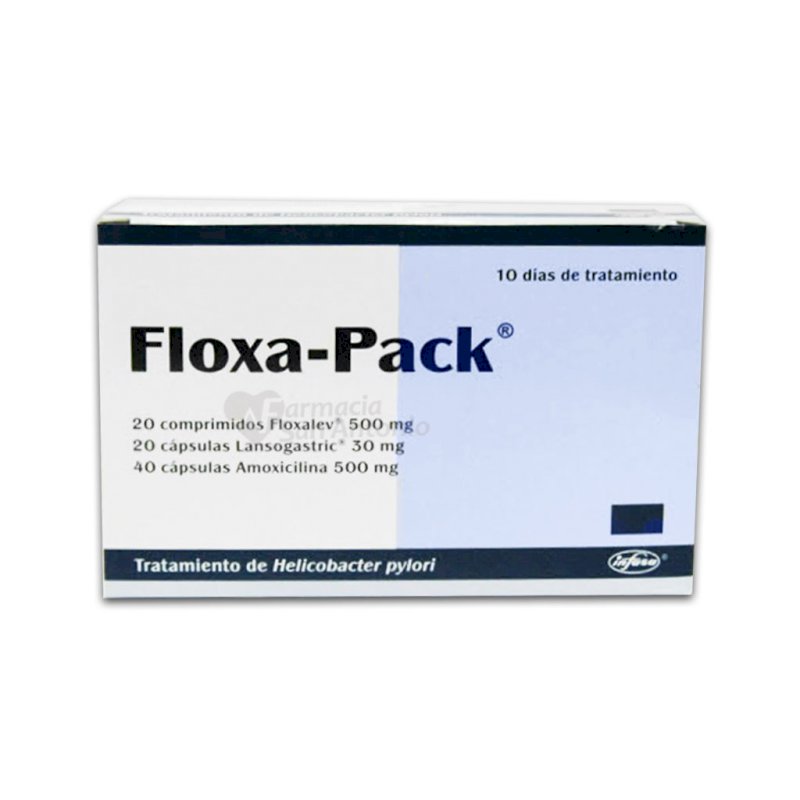FLOXA-PACK INFASA TRATAMIENTO PARA HELICOBACTER PYLORI | Farmacia502